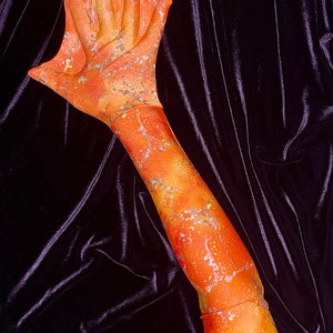 Seascape Webbed Gloves - Etsy