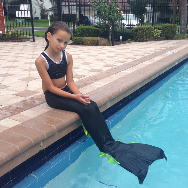 Swimmable Mermaid Tail With Monofin Etsy
