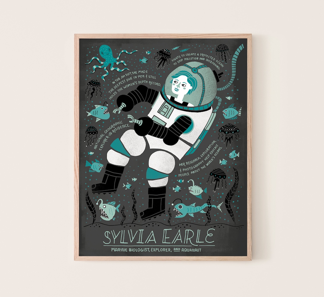 Women in Science: Sylvia Earle - Etsy