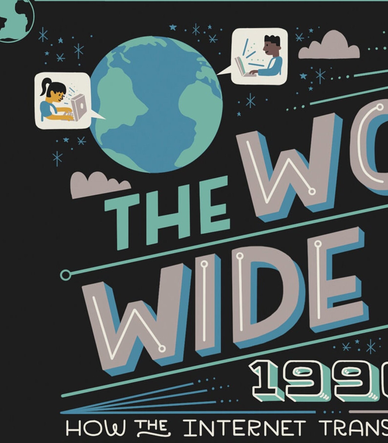 History of the Computer: 1990s Art Print - Etsy