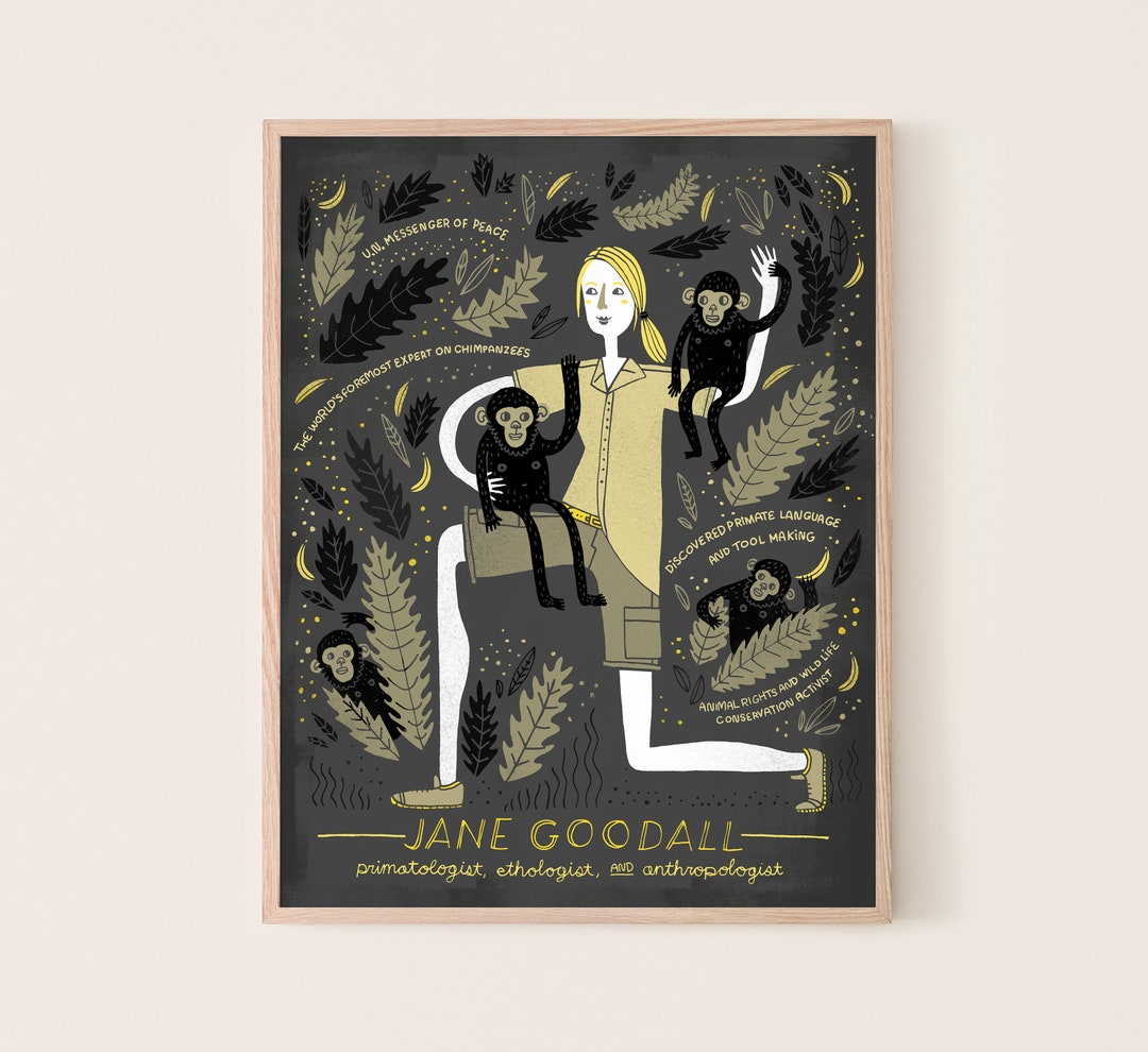 Women in Science: Jane Goodall - Etsy