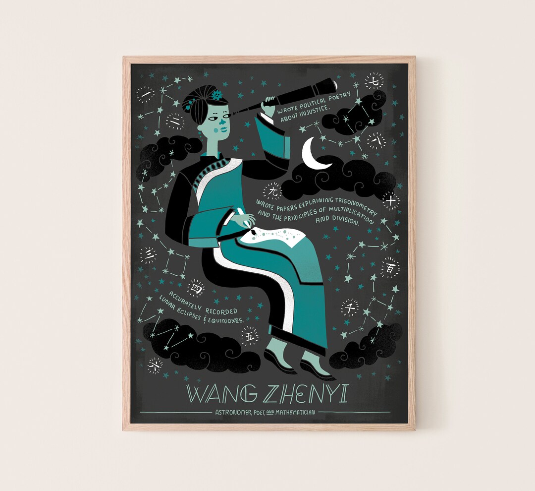Women in Science: Wang Zhenyi - Etsy