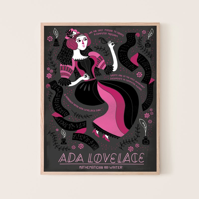 Ada Lovelace Art - Etsy