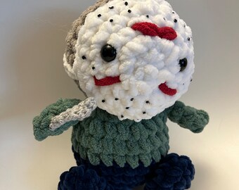 Jason Voorhees friday the 13th Inspired Crochet Pattern digital ...