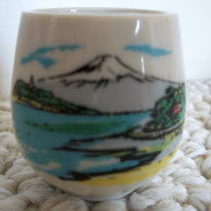 Budda & Mt. Fugi Miniature Cups Collectibles (#0646) - Etsy