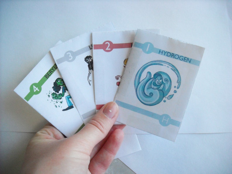 Make Your Own - Elements Flashcards! (PDF PART 2) - Etsy