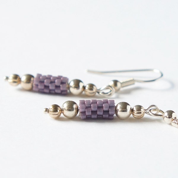 Peyote Tube Earrings - Etsy