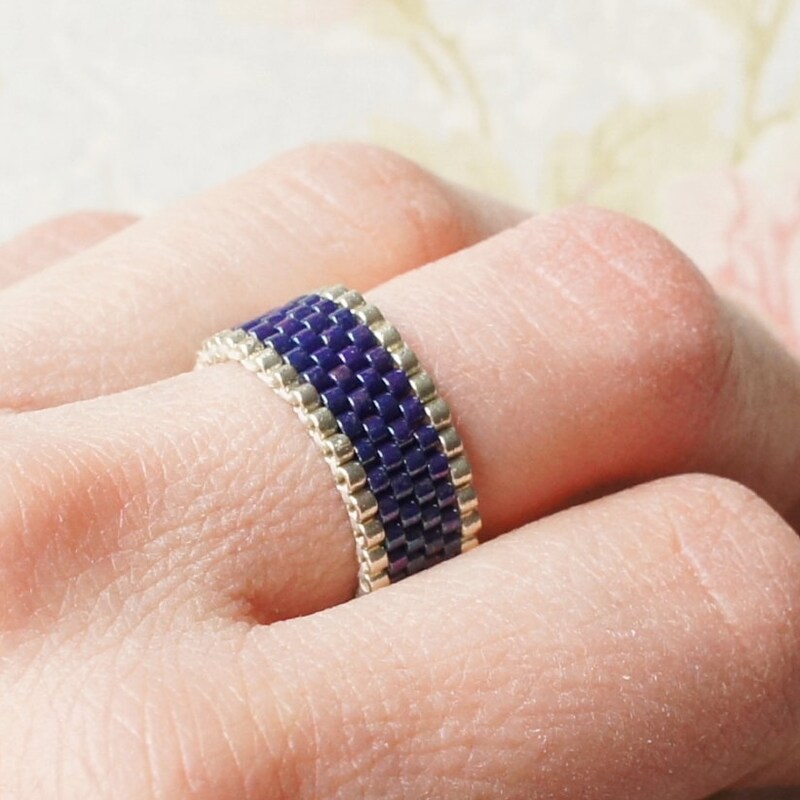 Seed Bead Ring - Etsy