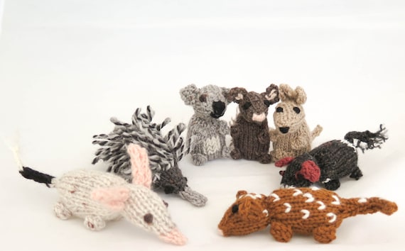 KNITTING PATTERN Australian Animals Woolly Wildlife Koala - Etsy