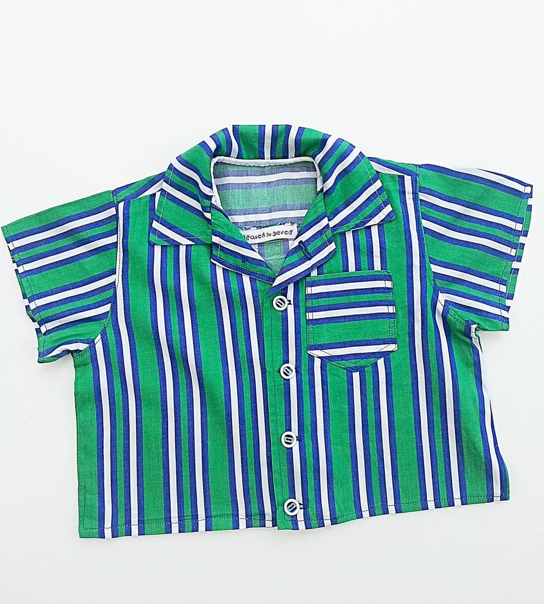 SEWING PATTERN, Baby Boys Summer Shirt, Baby Shirt, Short Sleeved Baby ...