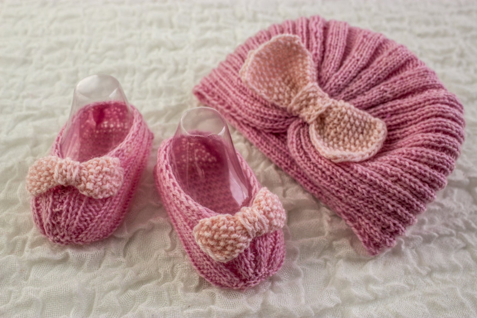KNITTING PATTERN Baby Girl Slippers Ballet Slippers PDF - Etsy