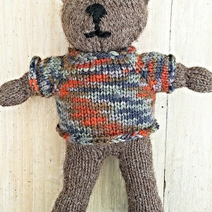 KNITTING PATTERN, Teddy Bear Knitting Pattern,seamless Teddy Bear ...