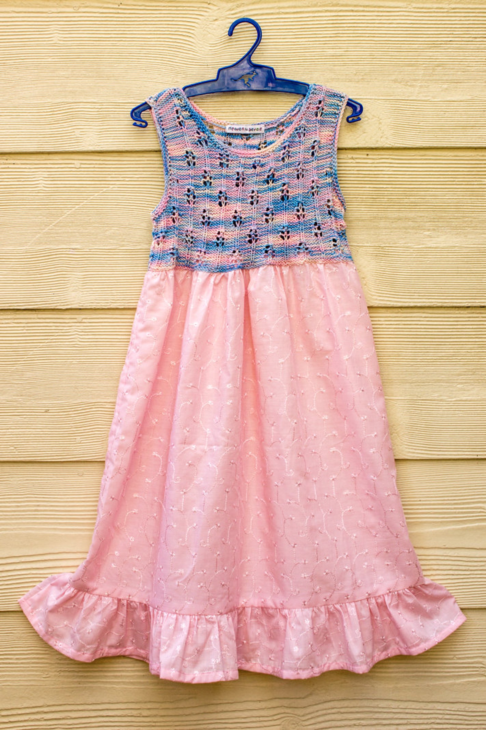 KNITTING PATTERN Girls Summer Dress Girls Knit Top Dress Etsy KNITTING PATTERN Girls Summer Dress Girls Knit Top Dress Etsy