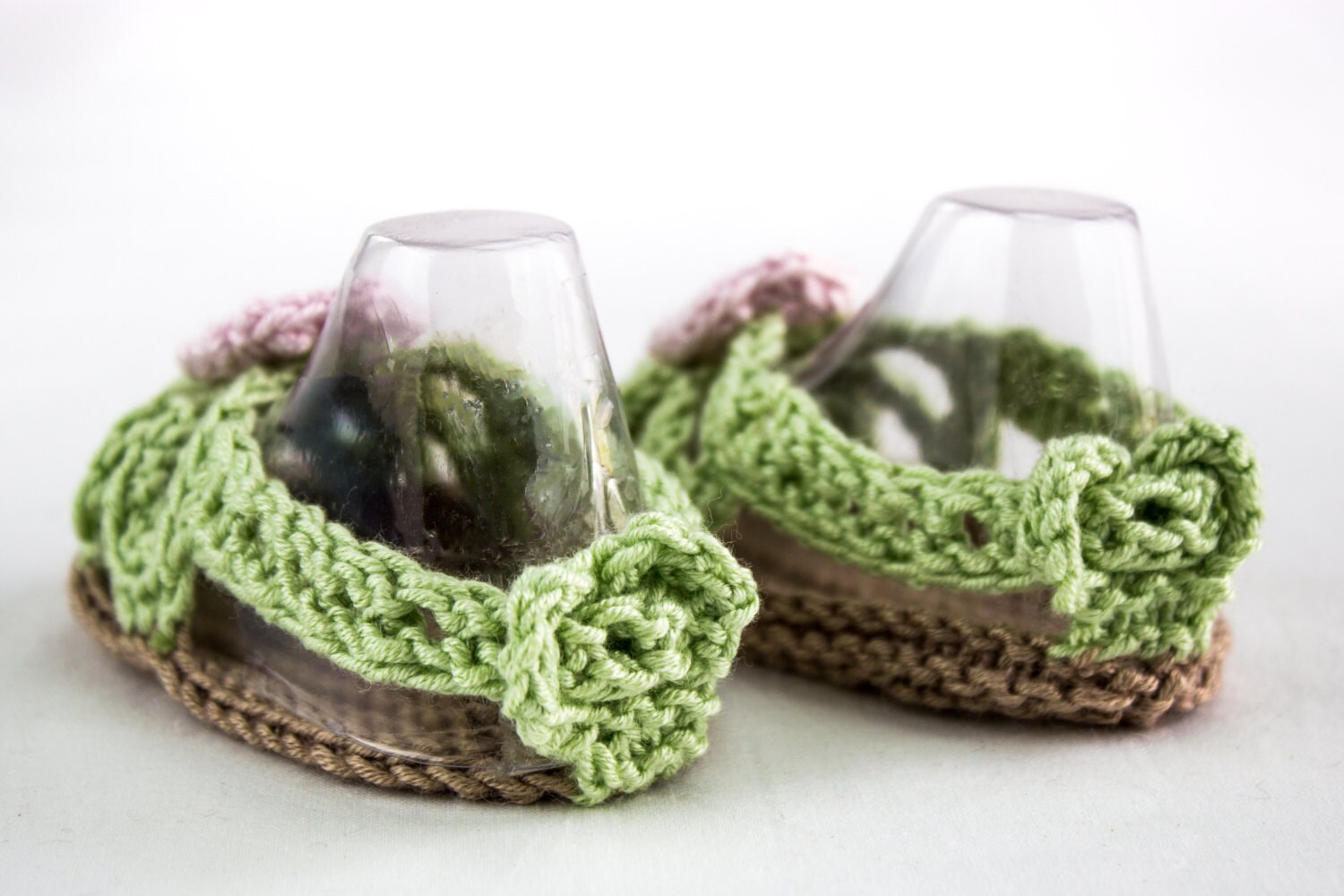 KNITTING PATTERN Baby Girl Sandal Pattern Flower Sandal - Etsy