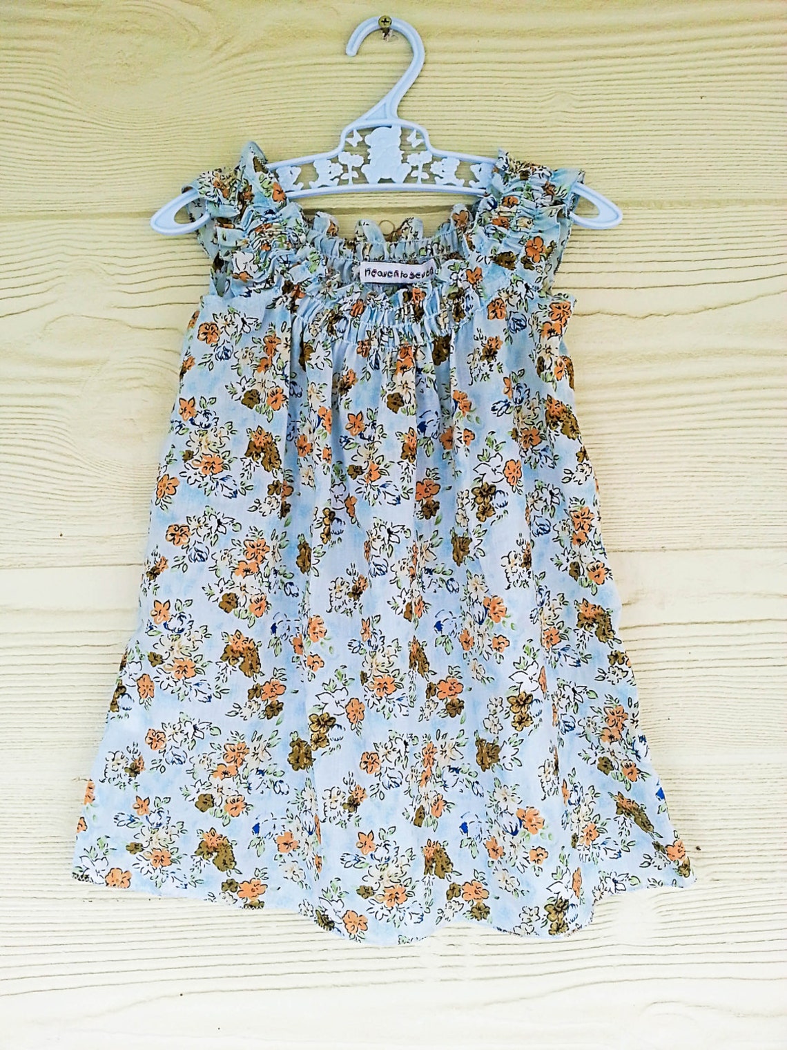 SEWING PATTERN Baby Peasant Dress Flutter Sleeve Top - Etsy