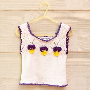 KNITTING PATTERN, PDF, Baby Singlet Top, Baby Vest Knitting Pattern ...