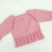 Lace Raglan Pullover Knitting Pattern: Seamless Top-down Sweater (6 ...