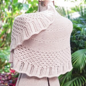 KNITTING PATTERN in Your Eyes Shawl Eyelet Lace Shawl - Etsy