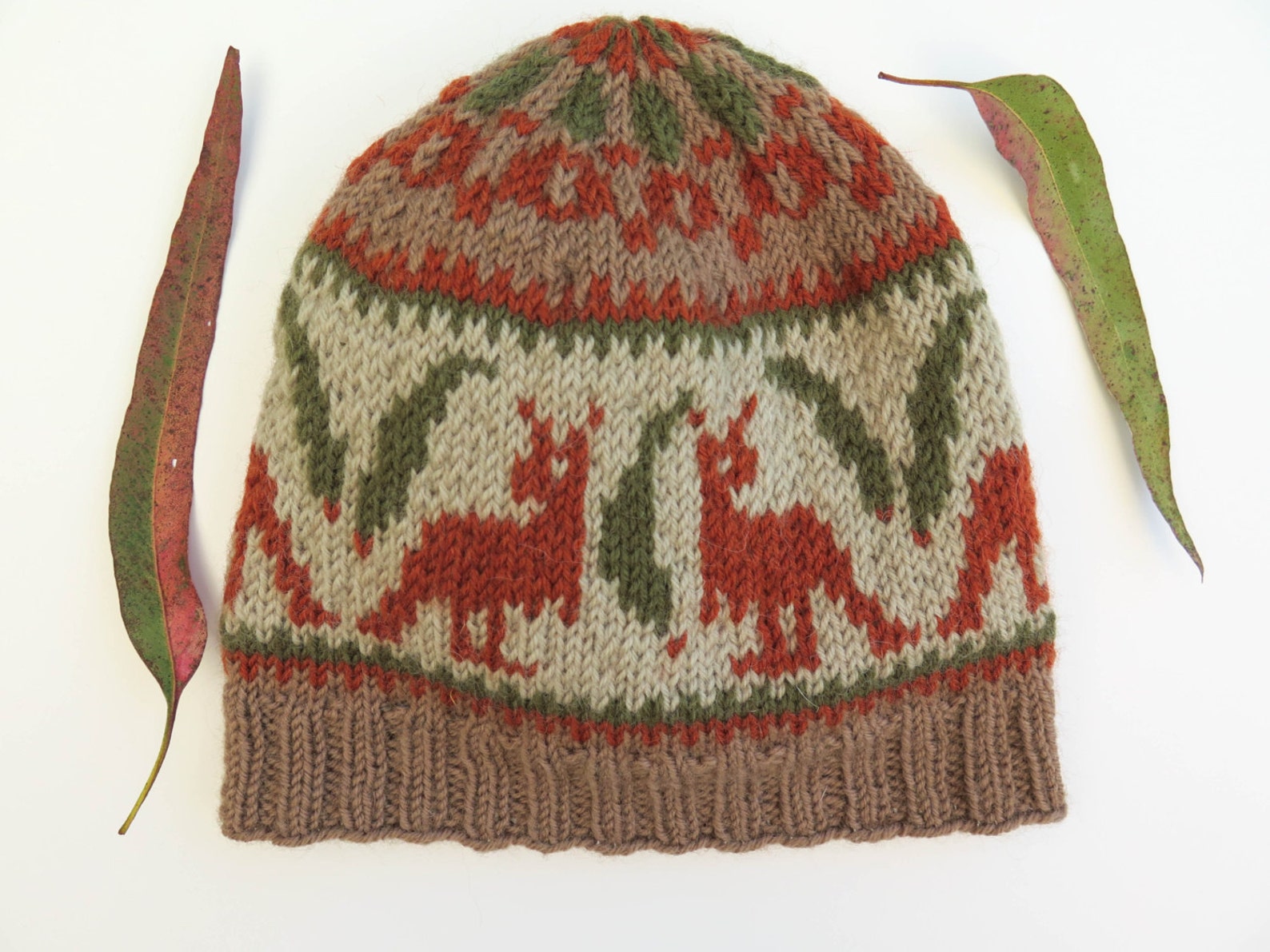 KNITTING PATTERN Kangaroo Hat Red Kangaroo Australian Hat | Etsy