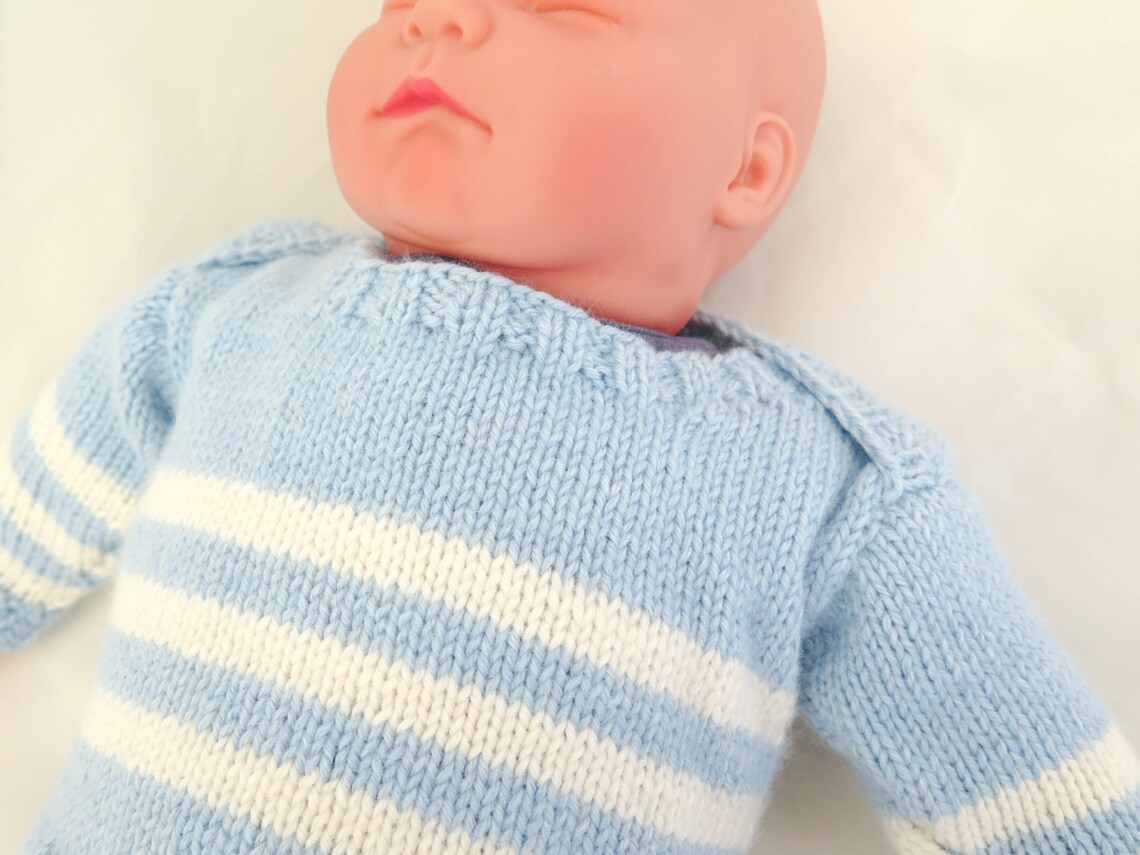 Envelope Neck Sweater Knitting Pattern: Baby, Toddler, Kids (PDF) - Etsy