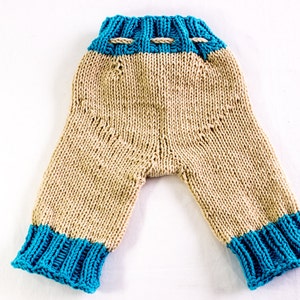 KNITTING PATTERN, Knitted Designer Baby Pants, Baby Shorts , Baby ...