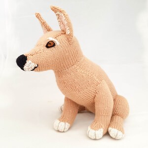 KNITTING PATTERN, Australian Dingo Puppy, Soft Toy, Knitted Animal ...