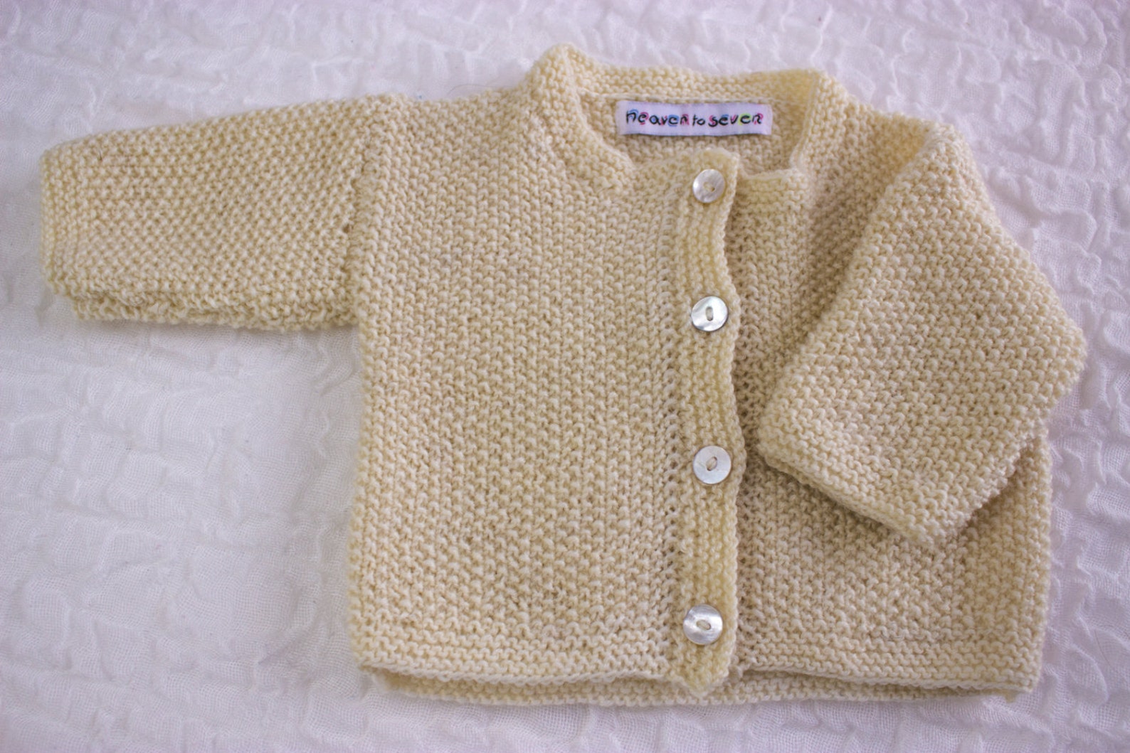 KNITTING PATTERN Baby Cardigan With Button Closure - Etsy Australia