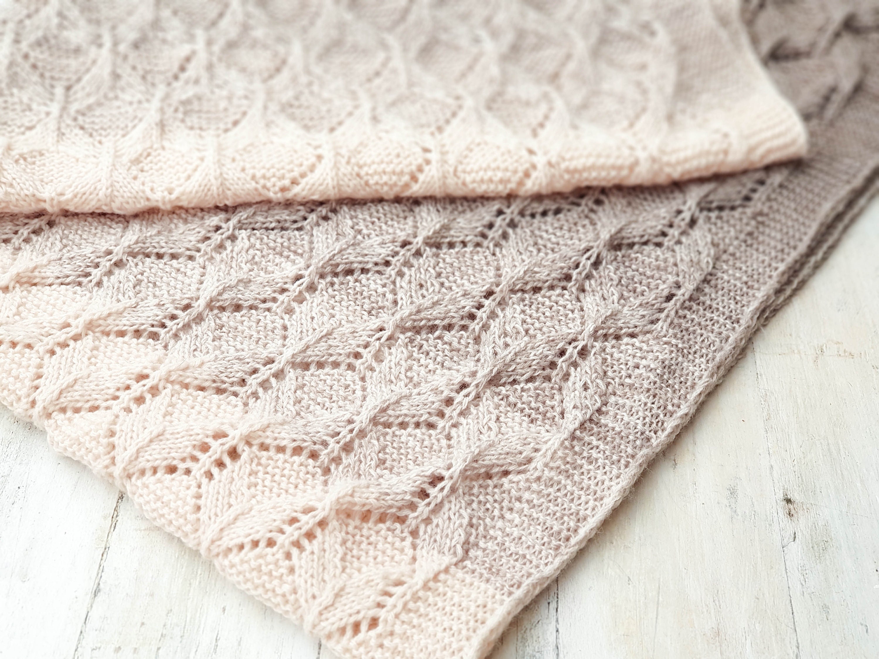 KNITTING PATTERN Baby Blanket Lacy Baby Blocks Afghan Lap | Etsy