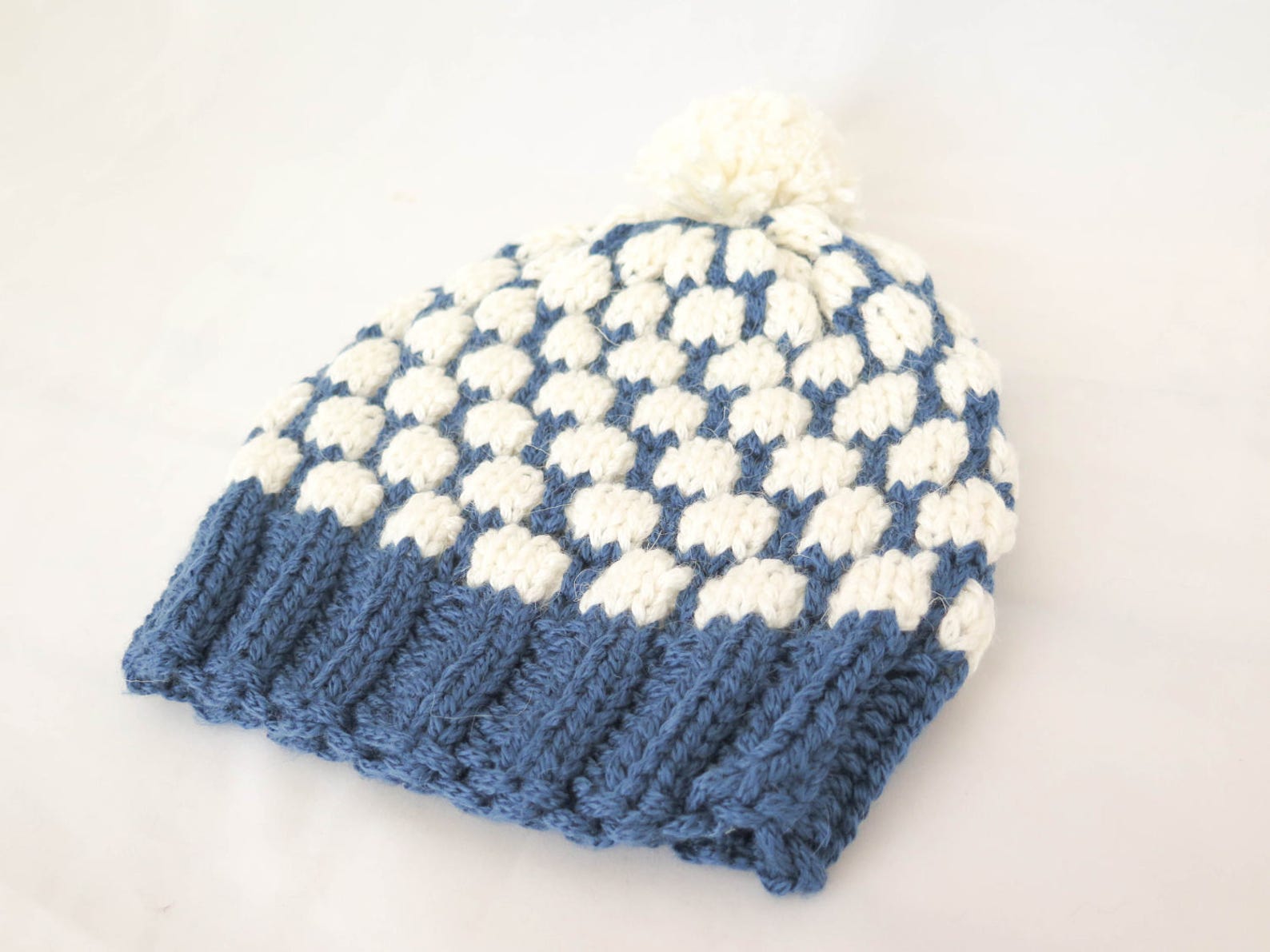 KNITTING PATTERN Snowball Beanie Winter Hat Lined Knit - Etsy Australia