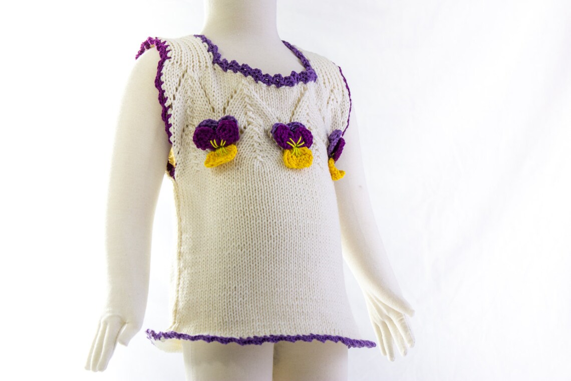 KNITTING PATTERN PDF Baby Singlet Top Baby Vest Knitting | Etsy