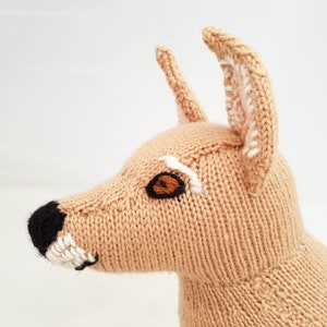 KNITTING PATTERN, Australian Dingo Puppy, Soft Toy, Knitted Animal ...