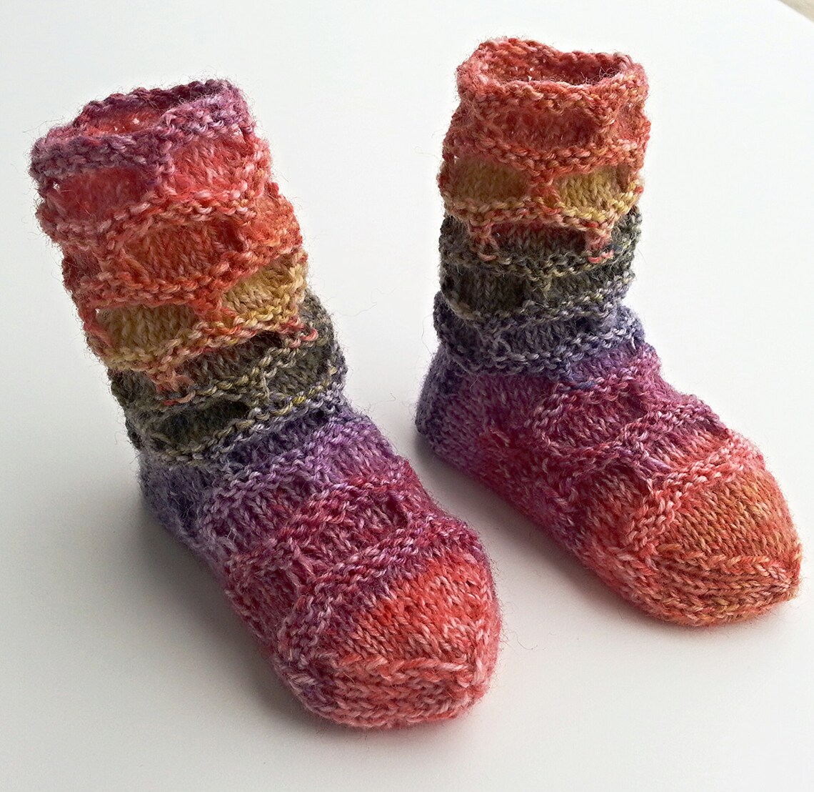 KNITTING PATTERN Baby Socks Circle Socks Cute Baby - Etsy