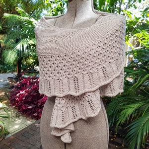 KNITTING PATTERN in Your Eyes Shawl Eyelet Lace Shawl - Etsy