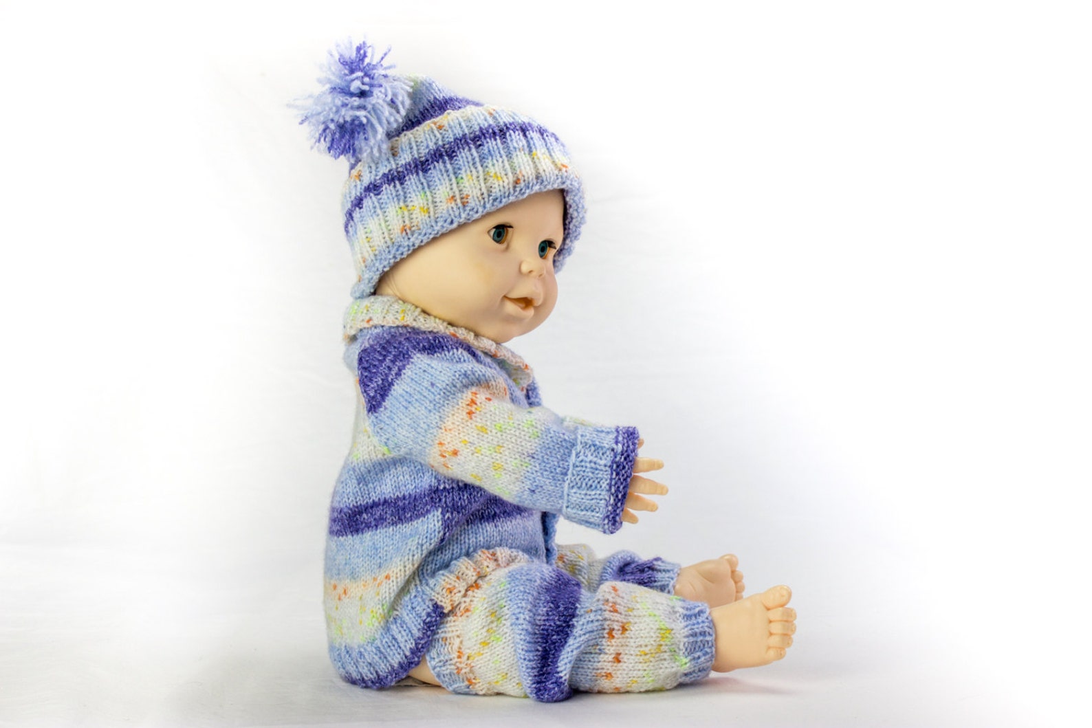 KNITTING PATTERN Knit Hats Square Knit Hats Pompom Hats | Etsy