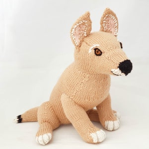 KNITTING PATTERN, Australian Dingo Puppy, Soft Toy, Knitted Animal ...