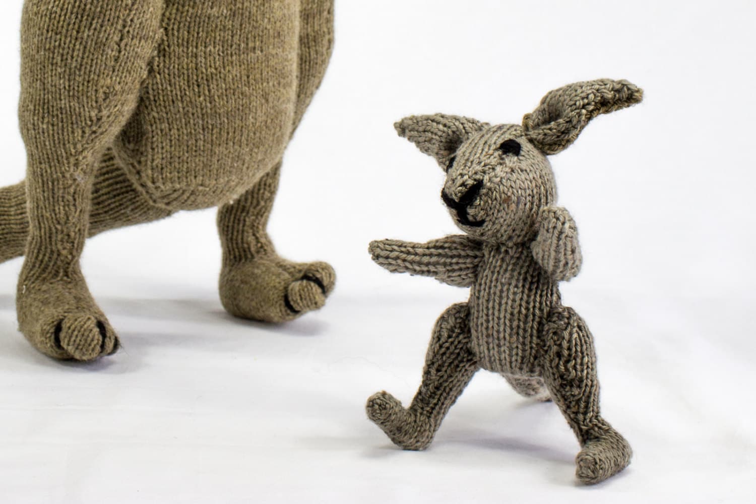 KNITTING PATTERN Kangaroo Knitting Pattern Toy Knitting - Etsy Australia