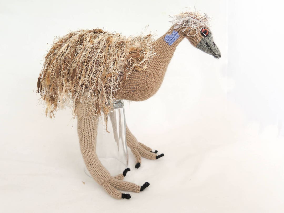 KNITTING PATTERN, Emu, Bird, Softie, Wildlife Toy, Knitted Bird ...