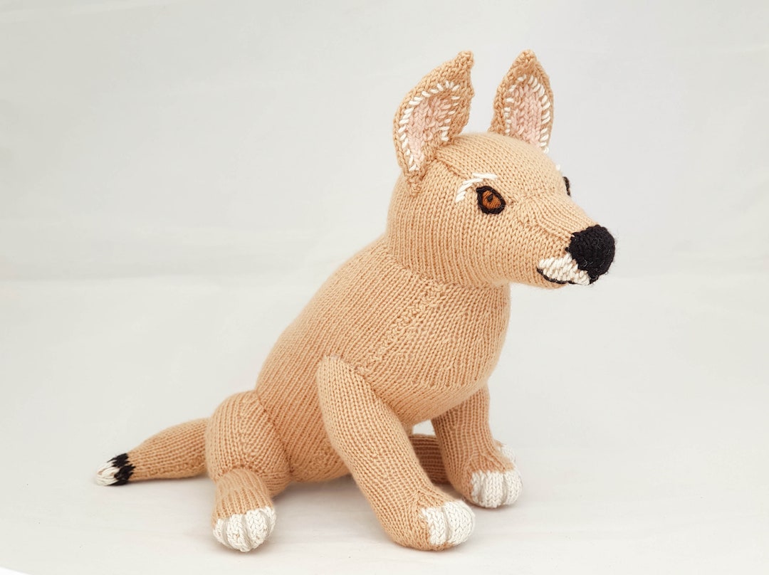 Knitted Dingo Puppy Pattern: Soft Toy, Wildlife Animal (PDF) - Etsy