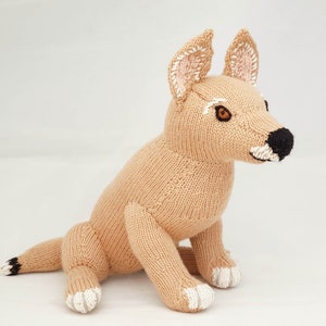 Knitted Dingo Puppy Pattern: Soft Toy, Wildlife Animal (PDF) - Etsy