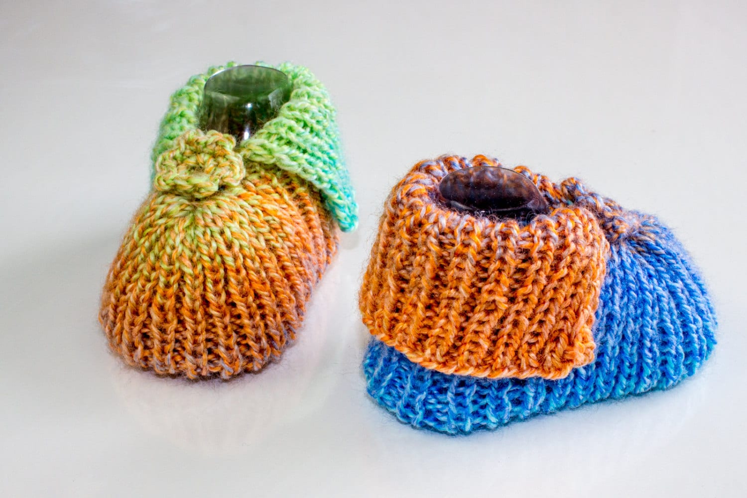 KNITTING PATTERN Baby Booties Beginners Booties Easy | Etsy India