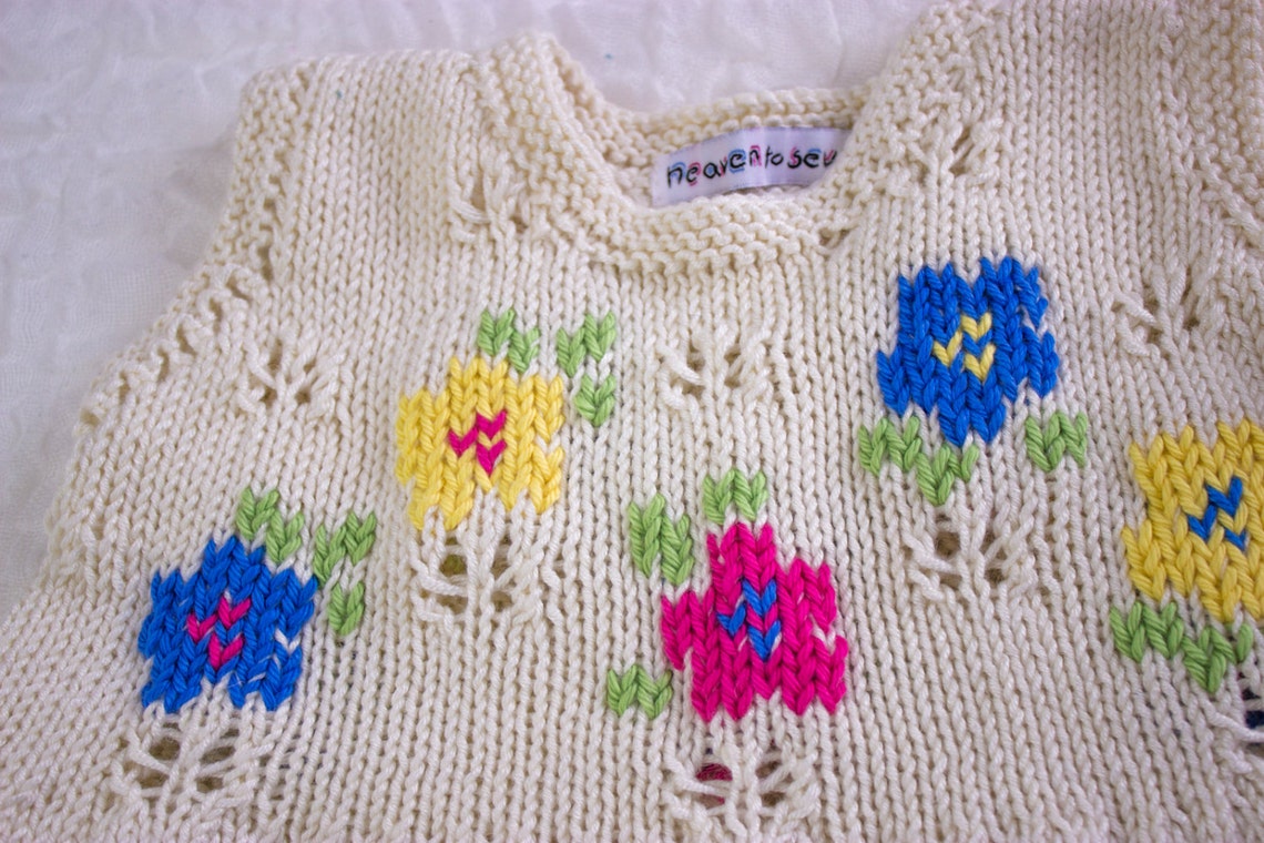 KNITTING PATTERN baby Girls Top Girls Summer Ruffled Top - Etsy