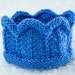 KNITTING PATTERN Knitted Baby Crown, Headband in Four Sizes, Lace Crown ...