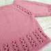 Lace Raglan Pullover Knitting Pattern: Seamless Top-down Sweater (6 ...