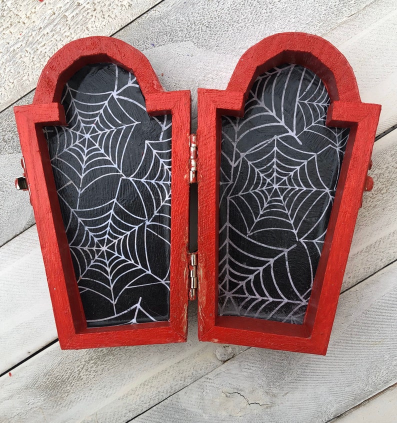 Spooky Scary Skeleton Coffin Jewelry Box - Etsy