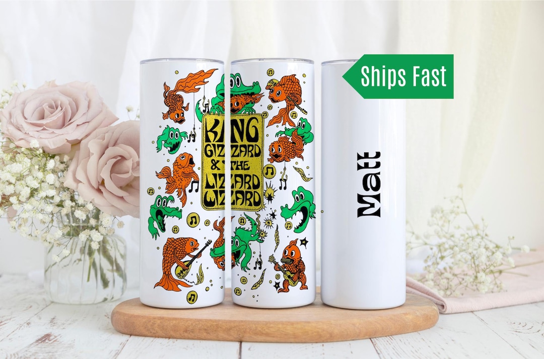 King Gizzard and the Lizard Wizard Custom Tumbler, King Gizzard Merch ...