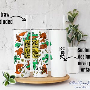 King Gizzard and the Lizard Wizard Custom Tumbler, King Gizzard Merch ...