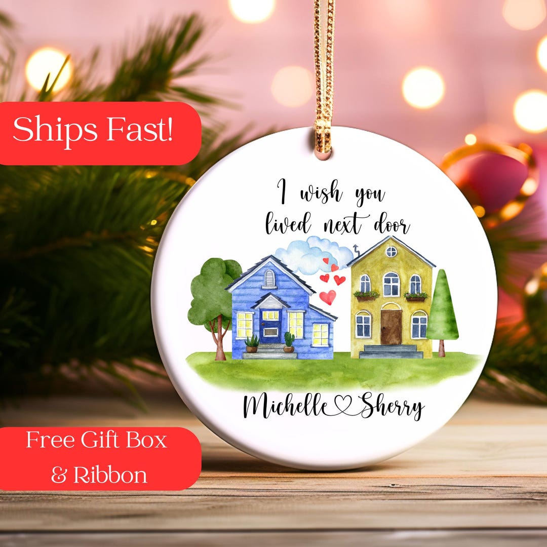 Best Friends Ornament, Long Distance Friends Gift, Bestie Gift ...