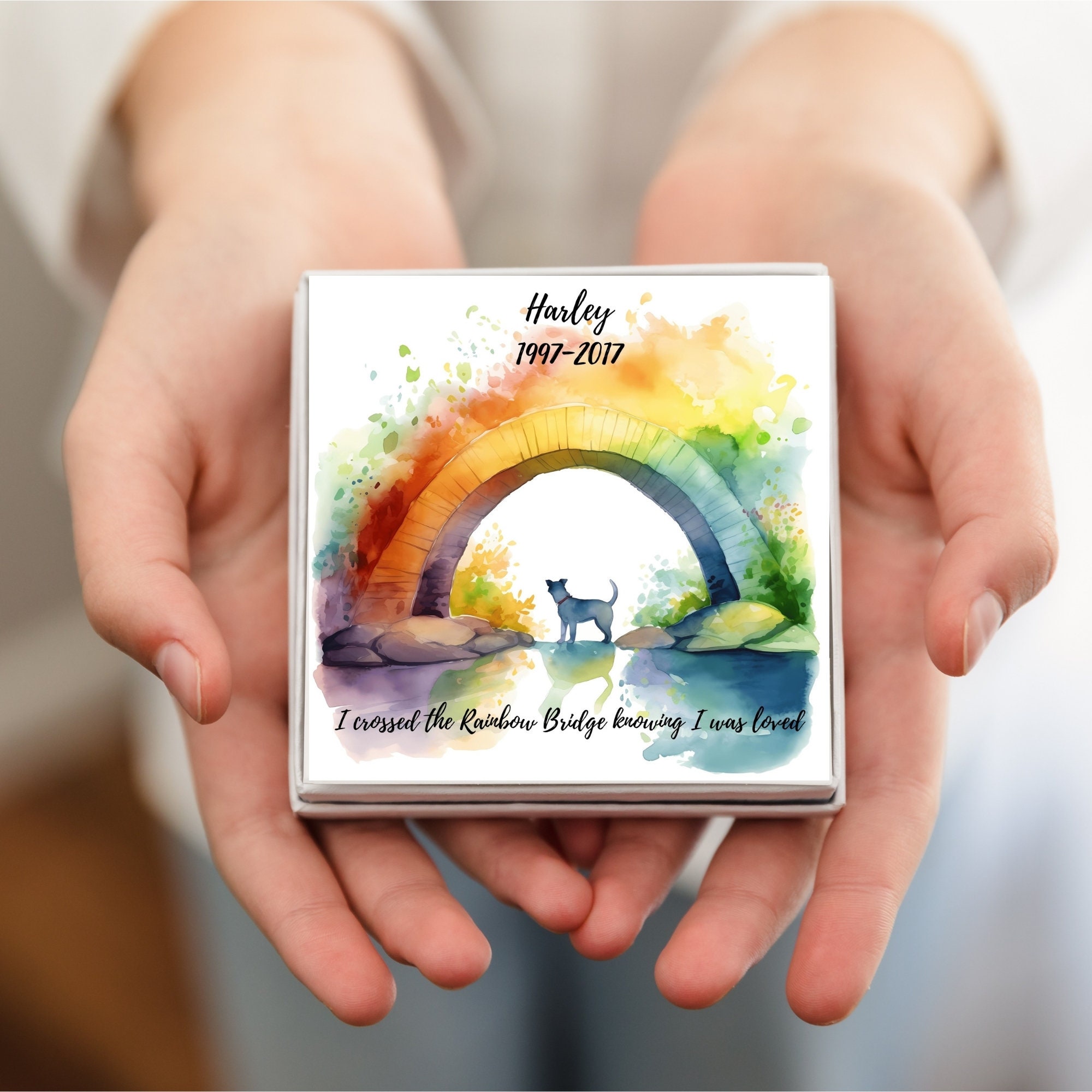 Personalized Pet Memorial Gift, Pet Memorial Necklace, Dog Memorial ...