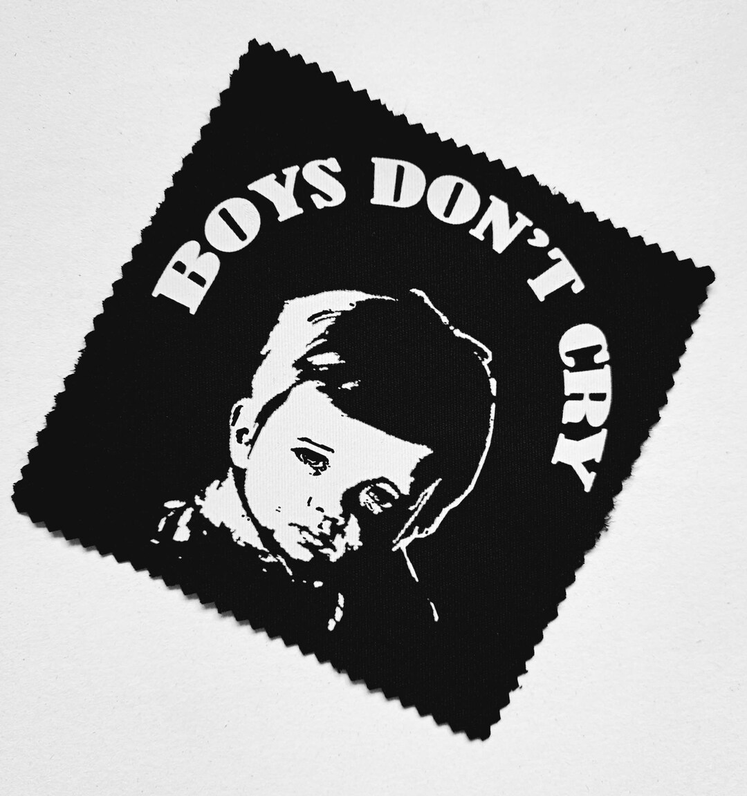 Cursed Painting the Crying Boy Kitsch Paranormal Patch, Horror ...