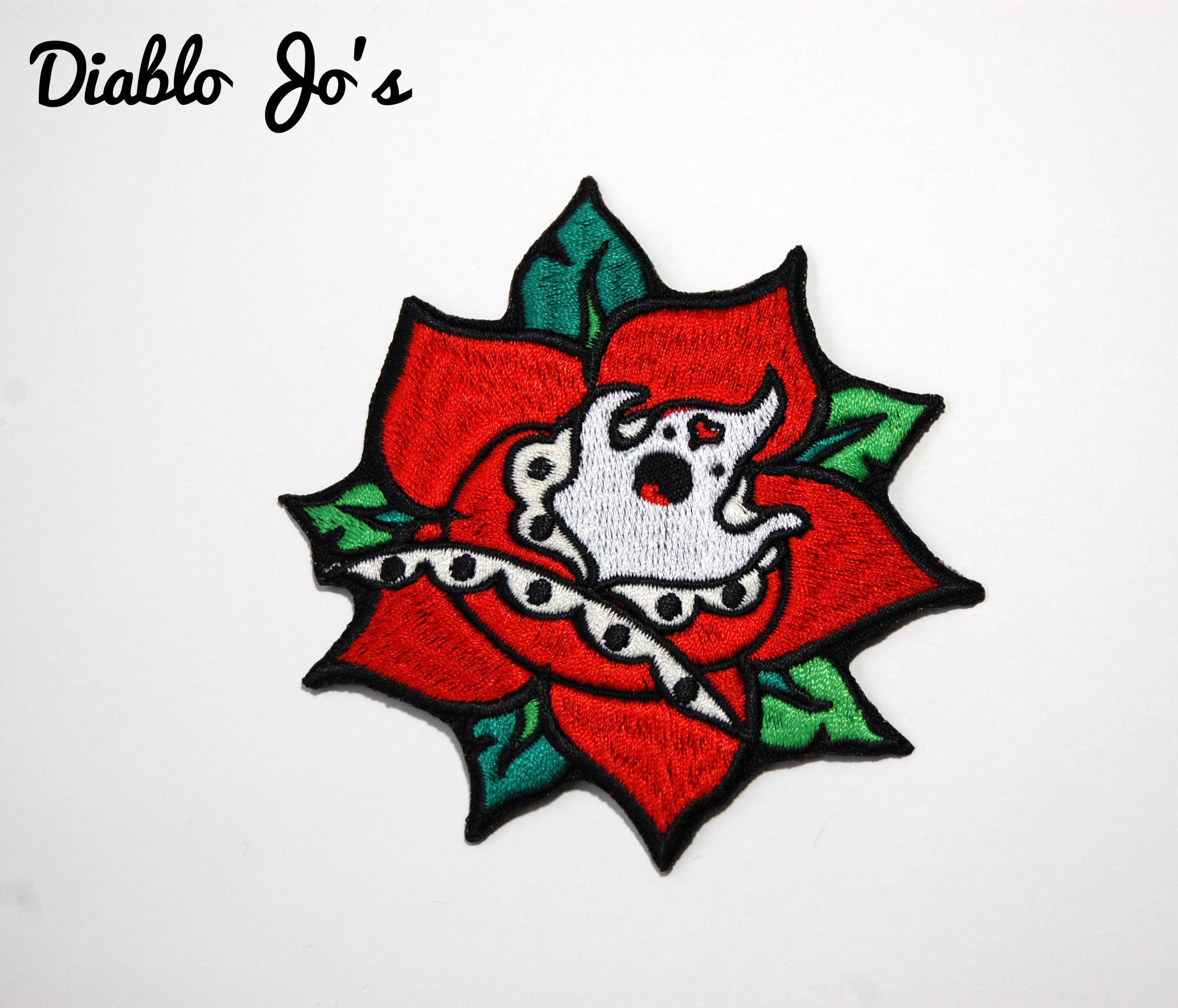 Ghost Rose Embroidered Patch Halloween Horror Jacket - Etsy